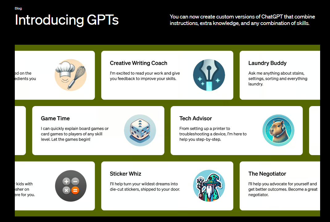 GPTsとは？使い方やChatGPTをカスタマイズできる新機能の概要を解説｜バリューノート